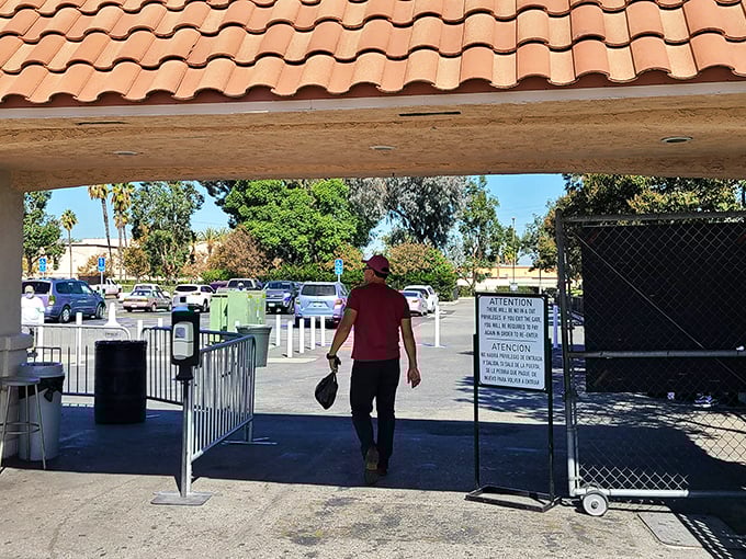 The gateway to bargain paradise. That moment of anticipation before diving into a sea of possibilities.
