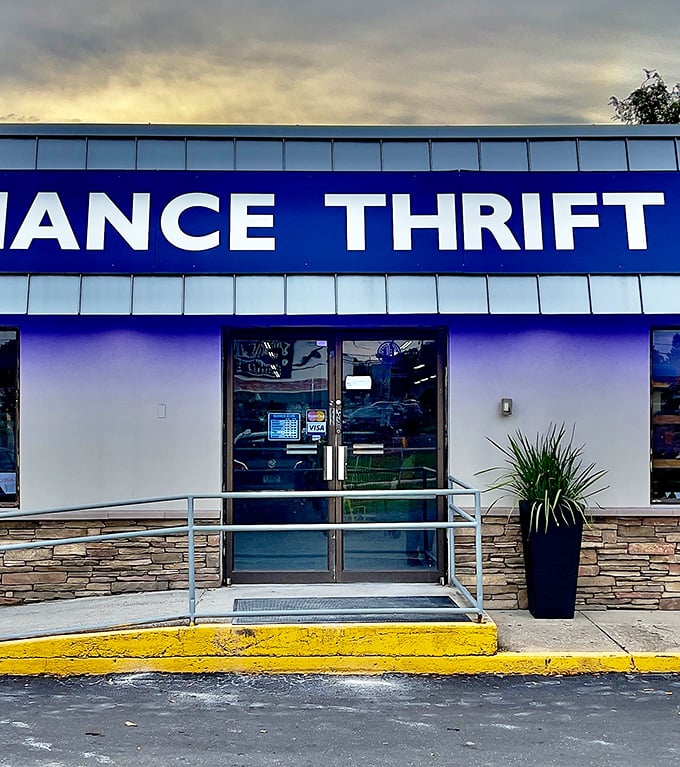 Step through these doors and kiss your schedule goodbye – the entrance to Last Chance is really the exit from ordinary shopping experiences.