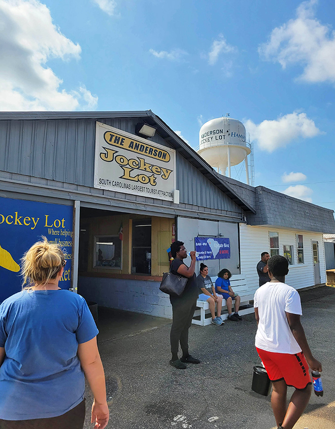 The iconic water tower stands sentinel over this retail wonderland, where "South Carolina's Largest Tourist Attraction" isn't just a slogan—it's a weekend tradition.