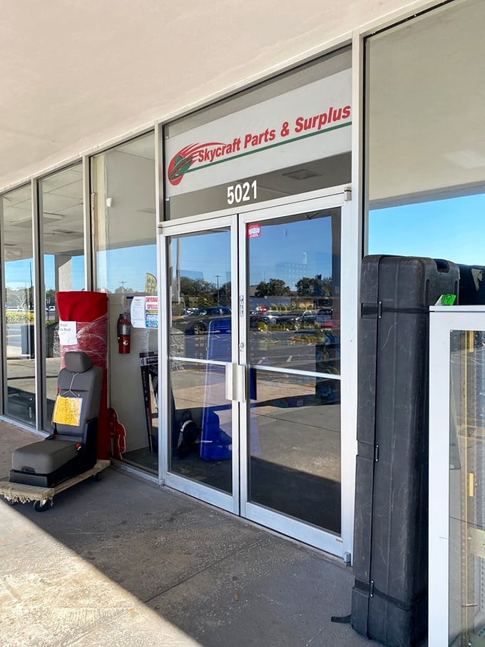 Step through these doors and enter a parallel universe where yesterday's technology becomes tomorrow's masterpiece. The gateway to infinite possibilities.