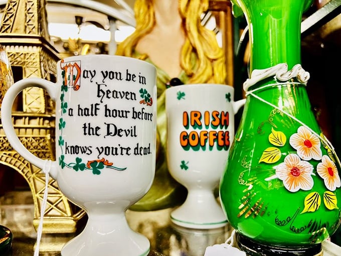 These mugs don't just hold coffee—they hold personality. The Irish blessing one might actually improve your morning attitude!