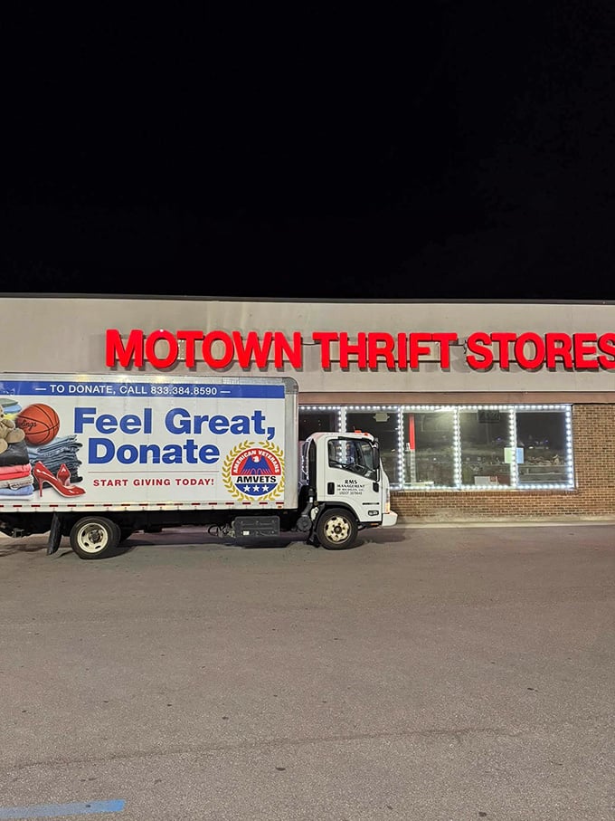 That donation truck knows something you don't yet – treasures are arriving by the truckload daily.