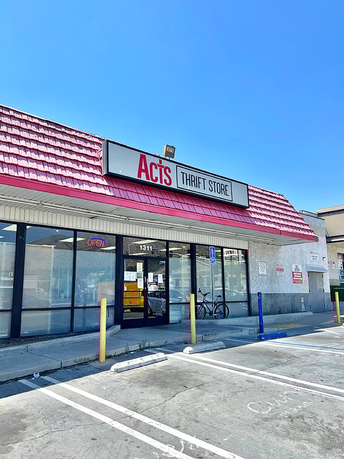 The unassuming exterior with its "OPEN" sign and address number 1311 belies the wonderland of possibilities waiting inside.