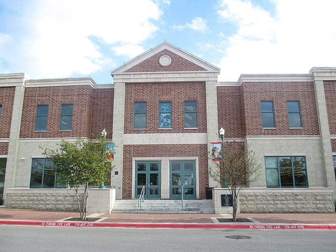 The Georgetown Public Library isn't just for bookworms—it's a community living room where architecture and literature dance together in brick-and-mortar harmony.