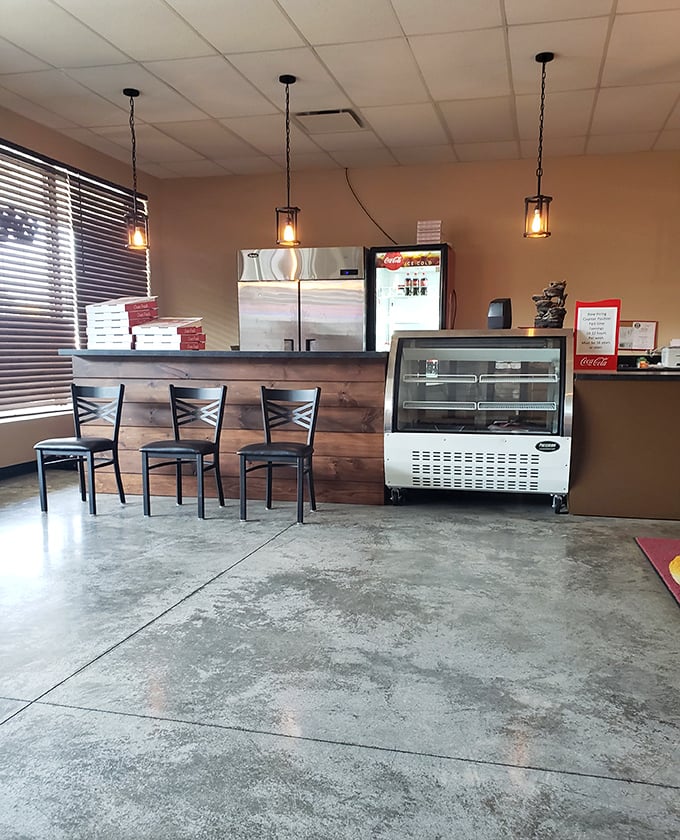 Simple, clean, and no-nonsense – like the best Italian grandmothers. This counter has witnessed countless pizza dreams come true.