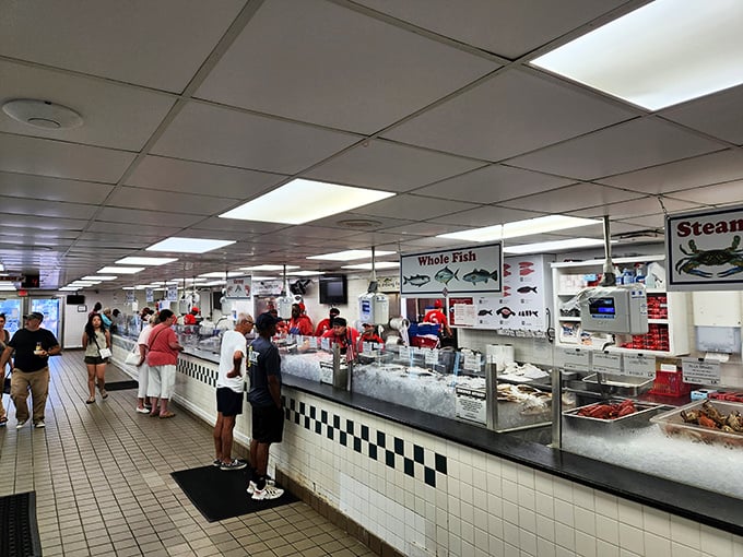 Take a number and join the queue! This bustling counter is where Pensacola locals have been getting their seafood fix for generations.