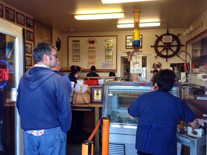Inside, nautical charm meets serious seafood business in the most delightful way possible.