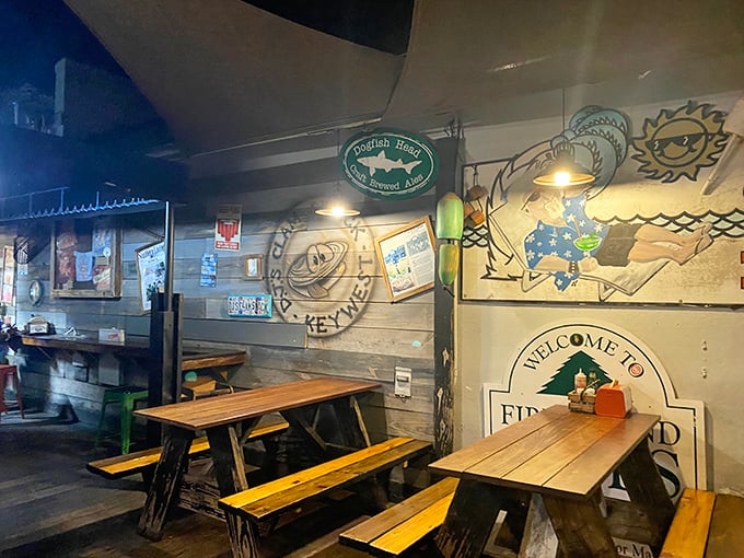 Inside, weathered wood and nautical charm create the perfect backdrop for seafood that speaks for itself.