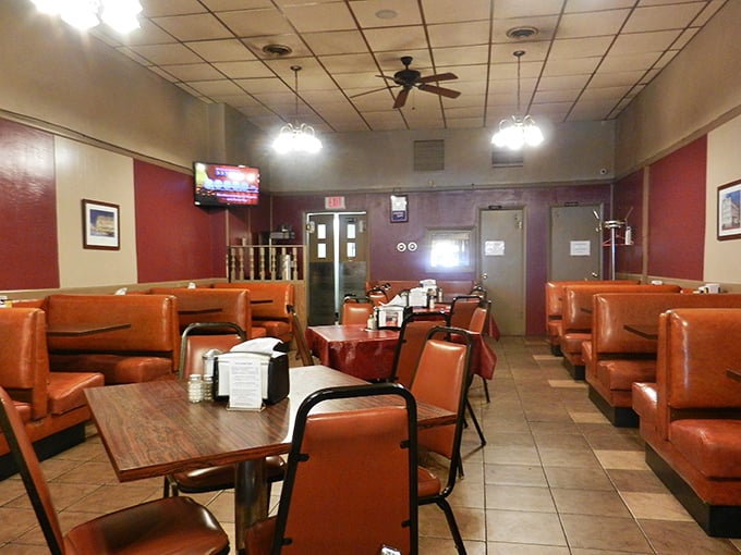 These orange vinyl booths have cradled generations of Ohioans, silently witnessing first dates, family gatherings, and countless "just one more coffee" moments.