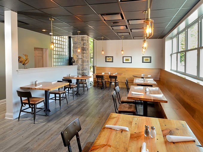 Clean lines, warm wood, and natural light create the perfect backdrop for the smoky drama about to unfold on your plate.