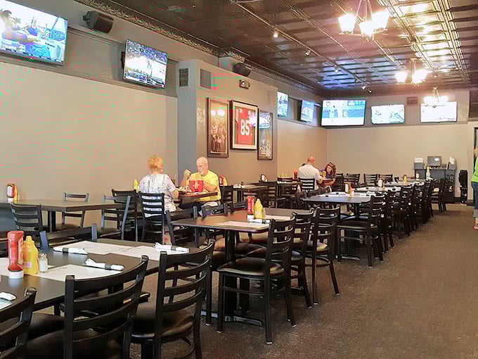 Sports on every screen and comfortable seating throughout—this isn't just a place to eat, it's where memories and game-day traditions are born.