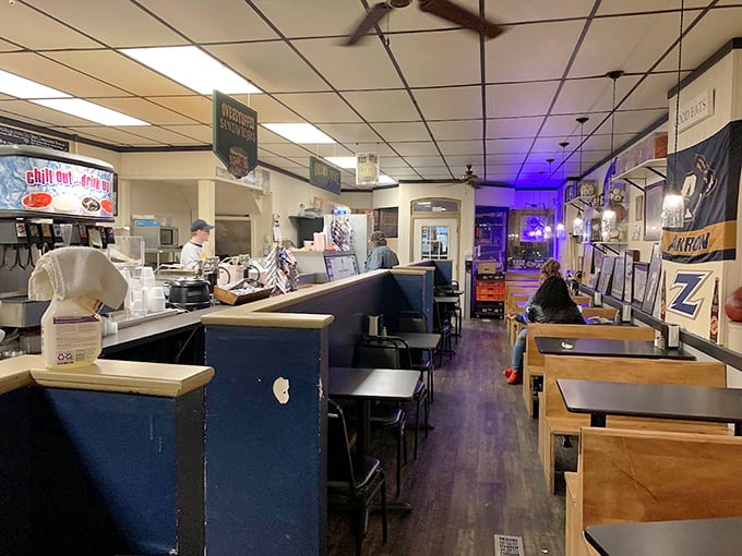 Inside Diamond Deli, time slows down as the narrow space invites you into a world where sandwich-making is treated with the reverence of a sacred art.