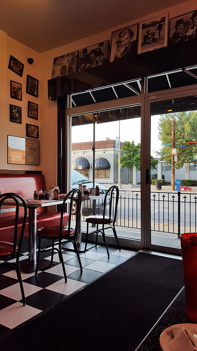 Red vinyl booths, checkered floors, and walls of memories—Tommy's doesn't imitate the classic American diner experience, it defines it.