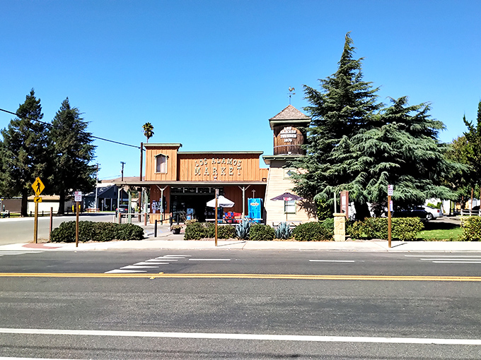 This wooden storefront could be straight from a Sergio Leone film, but inside you'll find artisanal goods instead of gunslingers.