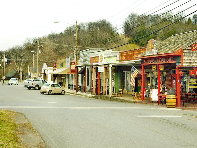 Main Street Lynchburg feels like stepping into a simpler time. The colorful storefronts and rocking chairs invite visitors to slow down and savor the moment.