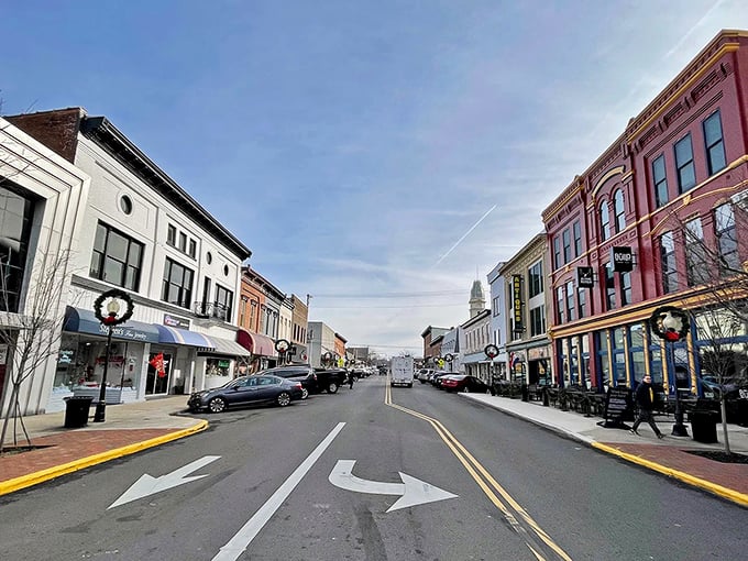Main Street isn't just a thoroughfare—it's Bellefontaine's living room, where colorful storefronts invite exploration and chance encounters with friendly locals.