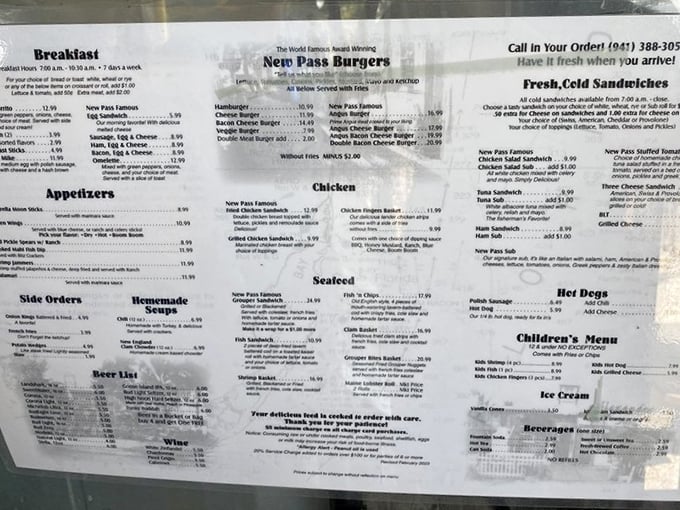 The menu board hasn't changed much over the decades – a testament to the "if it ain't broke" philosophy of culinary excellence.