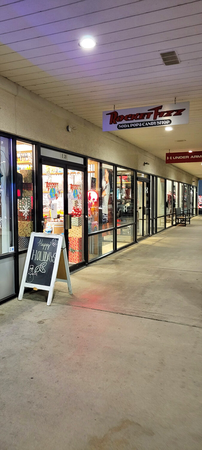 Rocket Fizz beckons with nostalgic treats and colorful temptations. This candy wonderland is strategically positioned to reward shoppers after their wallet-friendly victories.