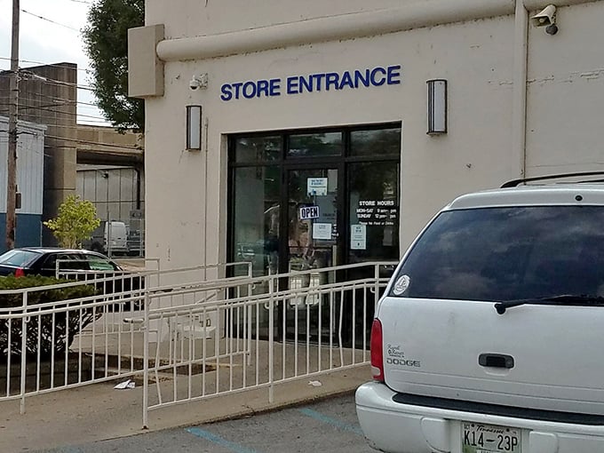 "STORE ENTRANCE" – two simple words that might as well say "ABANDON ALL BUDGETARY RESTRAINT, YE WHO ENTER HERE."