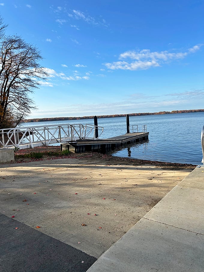 This isn't just a boat ramp—it's your gateway to 17,000 acres of aquatic adventure. Fishing stories begin here, some of them even true.