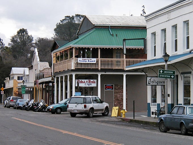Pides & Rods Cafe sits alongside charming boutiques on Ione's historic main drag, where shopping local isn't trendy—it's simply what everyone does.