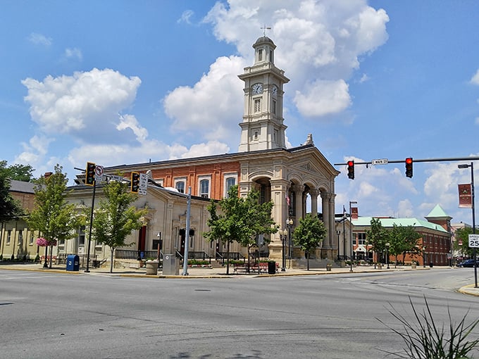 Downtown charm meets practical living in this perfectly preserved slice of authentic American small-town architecture.