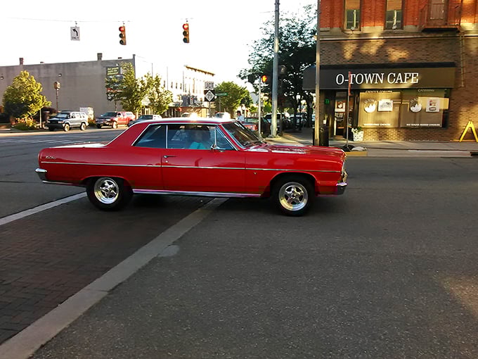 Classic cars and corner cafés – Owosso's downtown isn't trying to be retro; it simply never stopped being authentic.