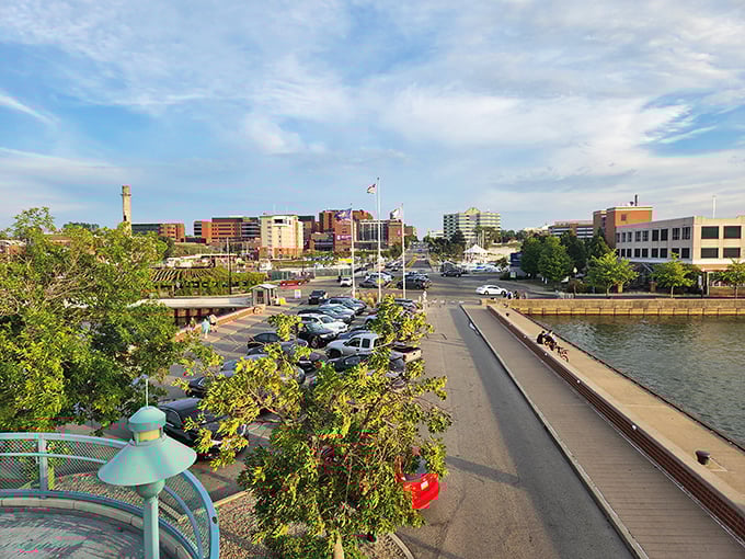 Downtown Erie's waterfront showcases the city's renaissance—where affordability meets lakeside living. Those blue skies don't charge admission, folks!