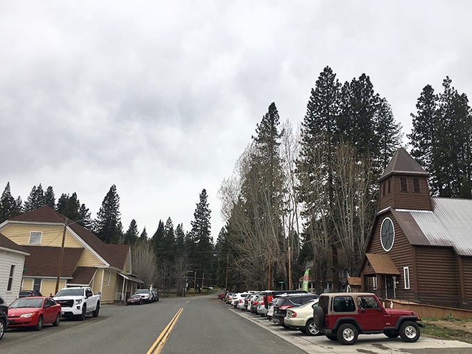 Main Street McCloud feels like stepping into a time machine where people still say good morning and nobody's staring at their phones.