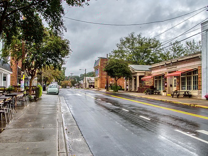 Churton Street stretches ahead like a red-carpet invitation to explore North Carolina's best-kept secret.