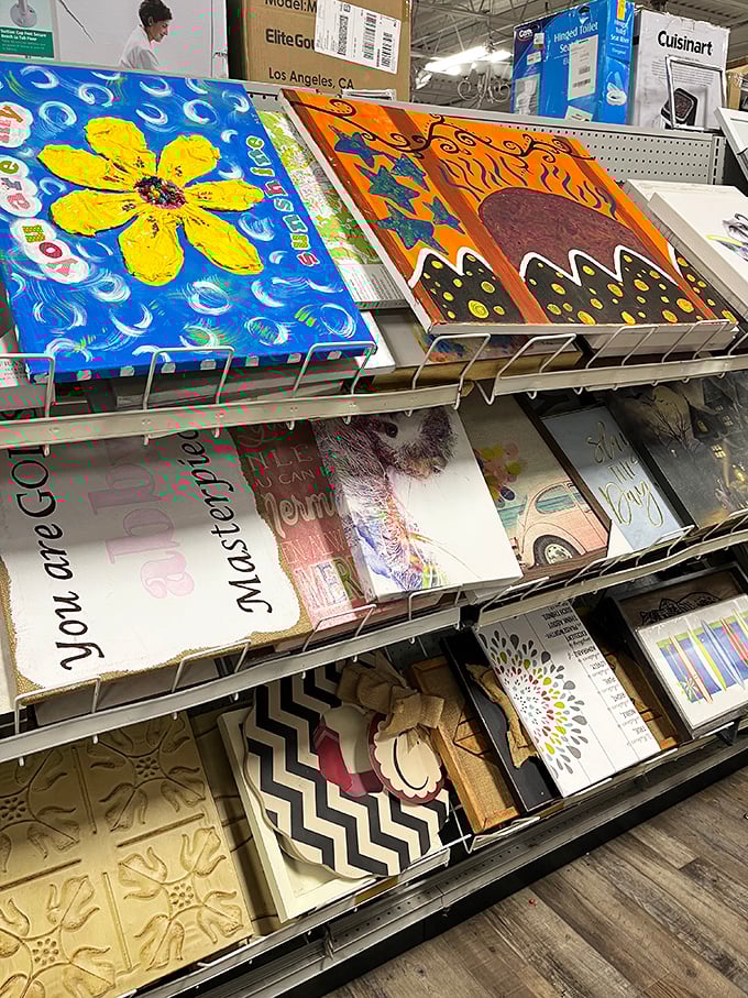 Wall art that speaks volumes! From inspirational quotes to whimsical designs, these pre-loved canvases are just waiting to find their forever walls.