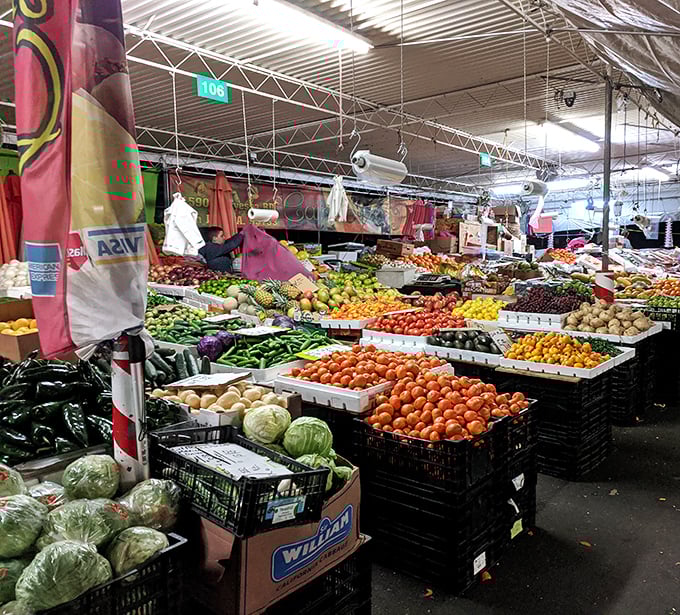 Nature's color palette on full display. These farm-fresh vegetables might make you consider becoming a part-time vegetarian—at least until dinner.