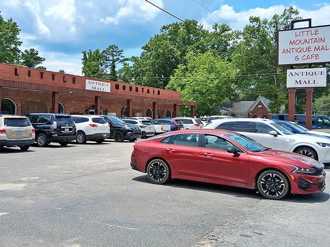 The parking lot tells no lies—this hidden gem draws treasure hunters from across state lines, all searching for that perfect piece of yesterday.