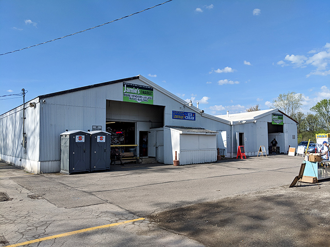 Where bargain hunters and storytellers converge. Jamie's outdoor section offers a no-frills gateway to adventures in secondhand shopping that would make Marie Kondo both proud and terrified.