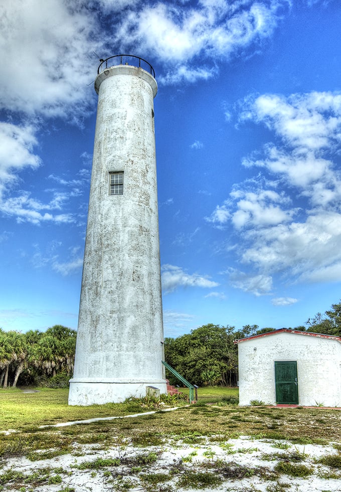 Standing sentinel since 1858, this weathered lighthouse has seen more Florida history than a century of snowbirds. Its whitewashed charm practically demands a postcard moment.