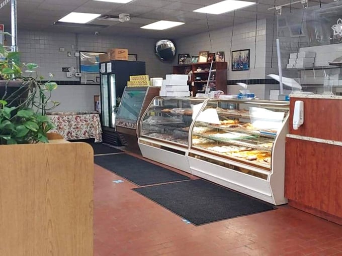 Step inside and time slows down – display cases filled with Italian treasures await while the aroma of fresh-baked everything wraps around you like a hug.