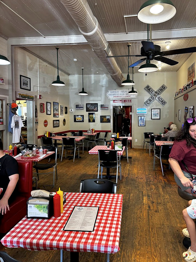 Step inside and time slows down. Red checkered tablecloths, railroad memorabilia, and wooden floors that have witnessed decades of satisfied sighs.