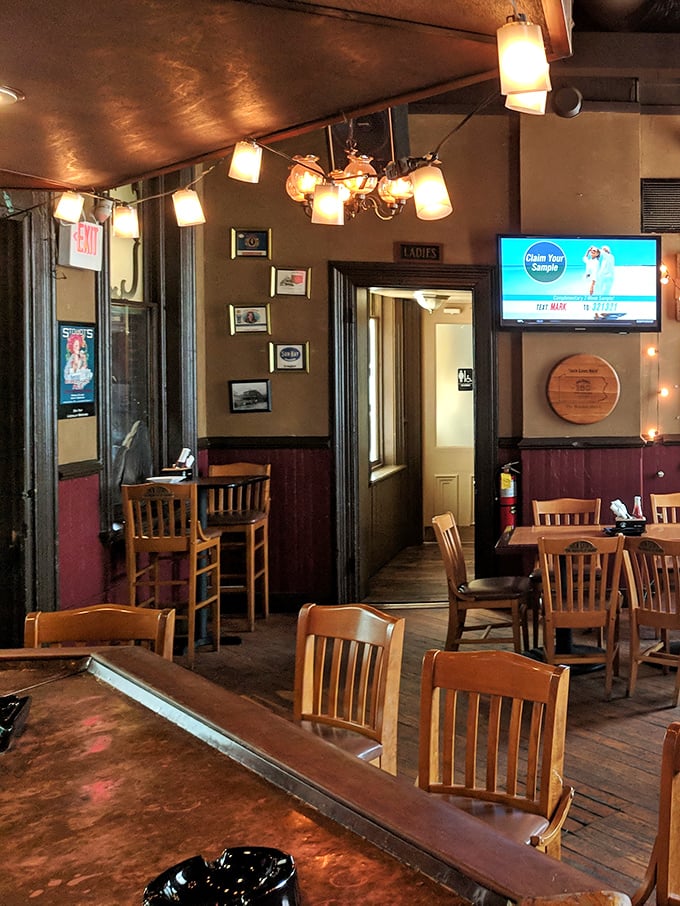 Where railroad history meets culinary present. The warm wooden interior feels like stepping into your coolest friend's living room—if that friend had exceptional taste in barbecue.