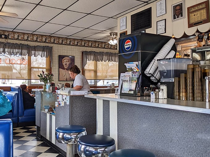 Step inside and time travel to when breakfast was serious business. Those blue vinyl booths have cradled thousands of satisfied customers, each with their own story and favorite order.