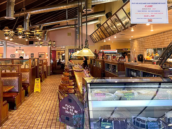 Step inside to wooden booths and counter seating where calories don't count and diet plans come to die gloriously.