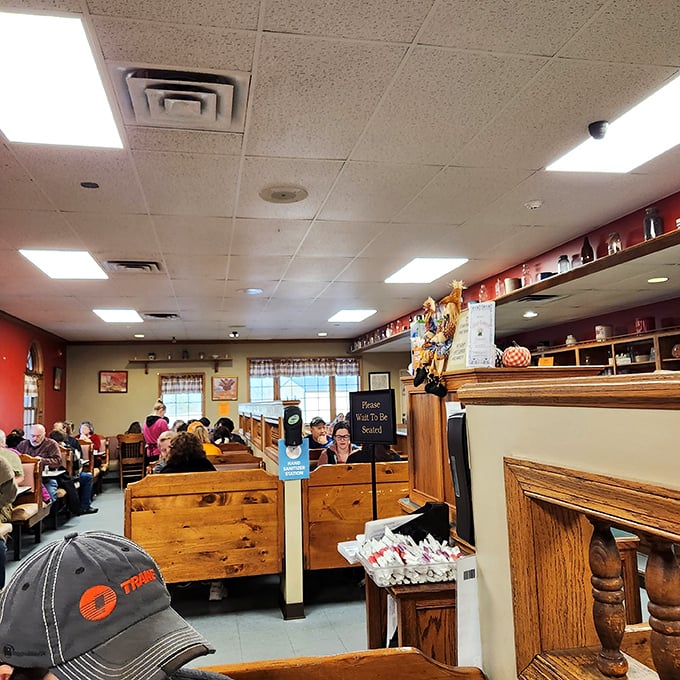 Wooden booths filled with hungry locals tell you everything you need to know. This isn't a place you visit—it's a place you return to.