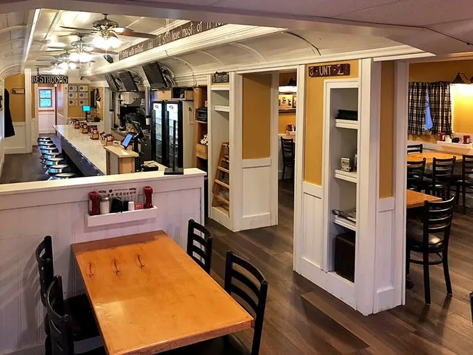 Classic diner charm with a counter that invites conversation. Where strangers become friends over coffee and the world's problems get solved between bites.