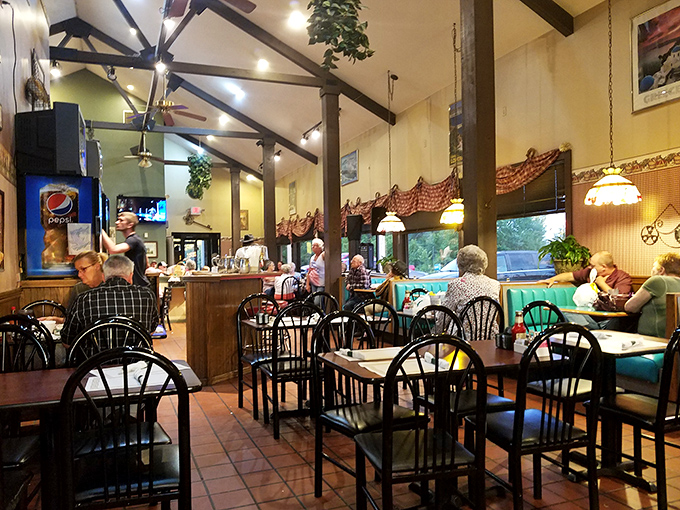 Wooden beams, pendant lights, and that unmistakable diner buzz—this is where Batavia comes together over plates that could make your grandmother jealous.