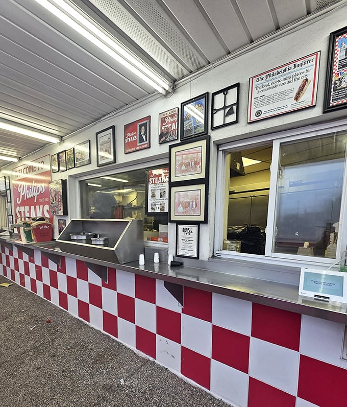 Wall-to-wall accolades and newspaper clippings tell the story better than any Yelp review ever could—this place has history in every bite.