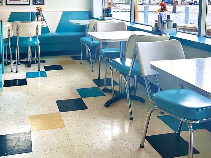 Inside, the classic diner aesthetic isn't retro by design—it's authentic by survival. These booths have heard more Pittsburgh secrets than a Steelers locker room.