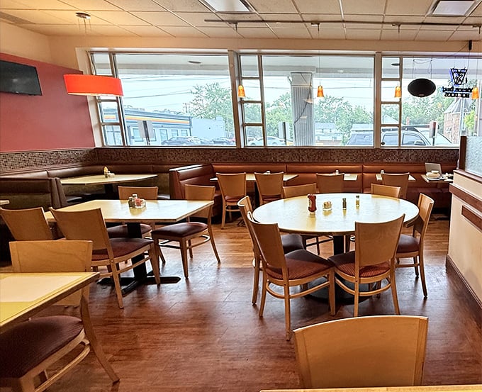 Classic deli ambiance at its finest – where comfortable booths have witnessed decades of "mmms" and "aahs" from satisfied diners.