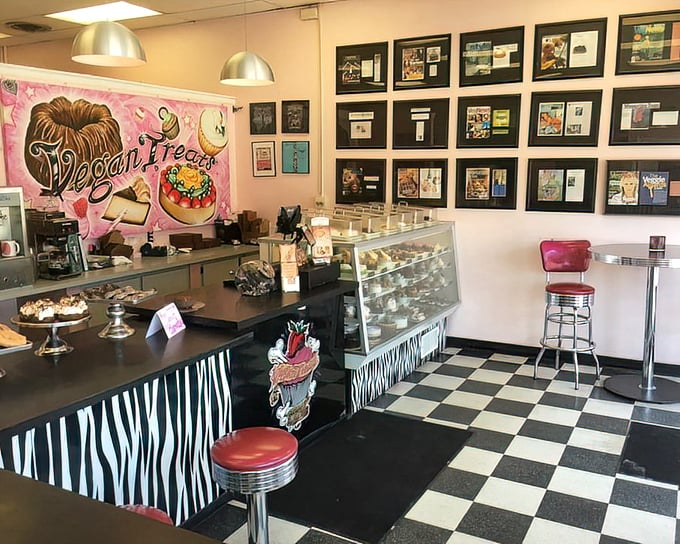 Step inside and the wall of fame tells you everything – this isn't just some local bakery, it's dessert royalty with the awards to prove it.