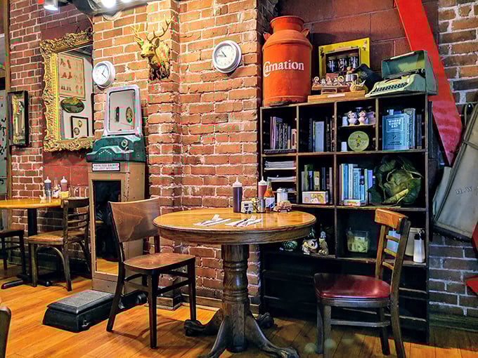 Step inside and the exposed brick walls tell you everything: this isn't a place that needs trendy gimmicks when it has genuine character instead.