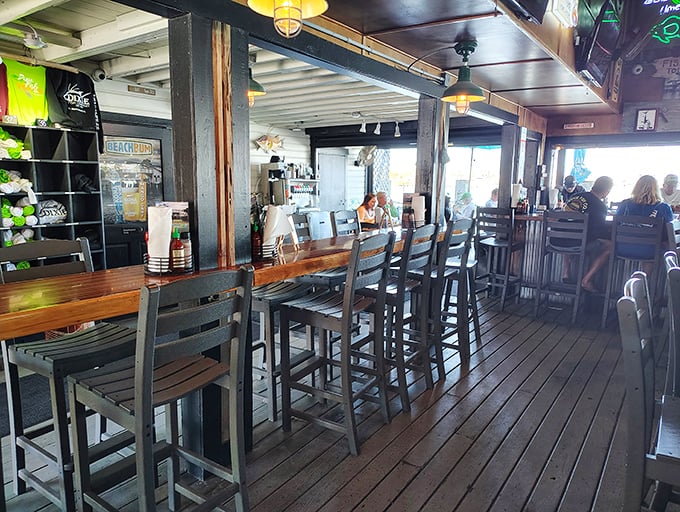 Inside, mismatched chairs and nautical charm create the perfect backdrop for serious seafood conversations.