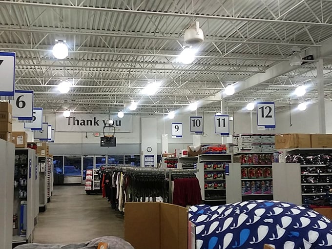 Numbered aisles guide treasure hunters through this retail adventure. Indiana Jones never had it this organized—or this affordable.